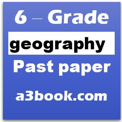 Grade 6 - English Medium - Geography part 1 - 2019 - 3rd term test ...