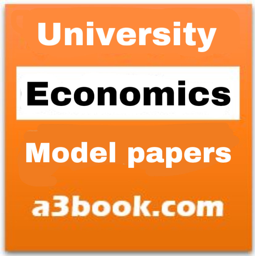 Introduction to principles of Economics - paper 02 - English Medium - part 1 | A3BOOk